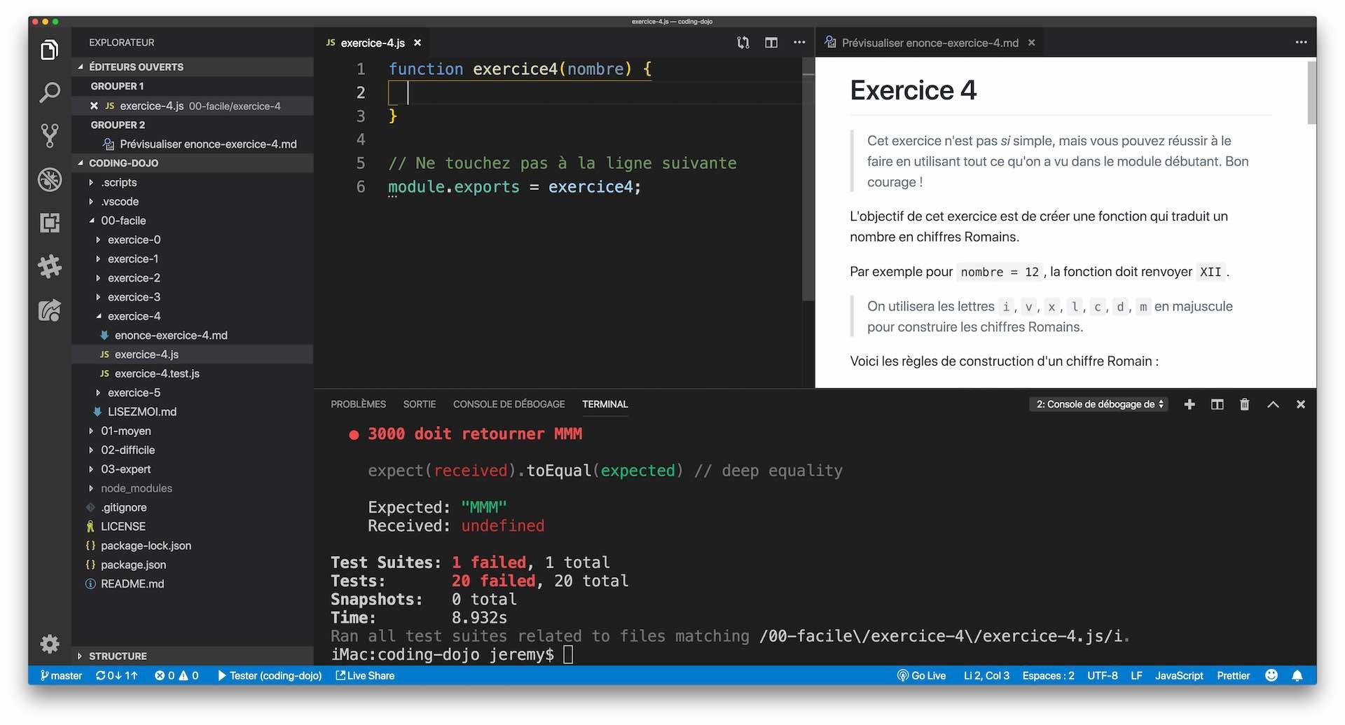 Formation JavaScript : module débutant